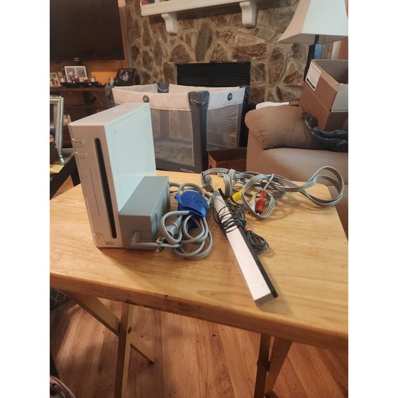 Nintendo | Other | Nintendo Wii Console Whitepower Cords Av Cables And ...